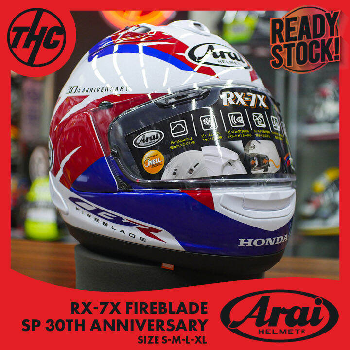 ARAI HELM FULL FACE RX-7X RX7X HONDA CBR 30TH ANNIVERSARY | Lazada Indonesia