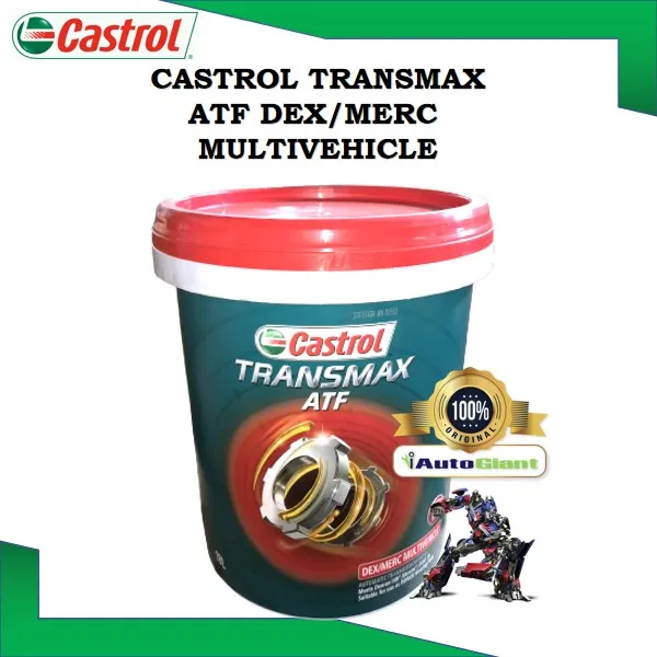 CASTROL TRANSMAX ATF DEX/MERC MULTIVEHICLE (18 LITER) (100% ORIGINAL ...