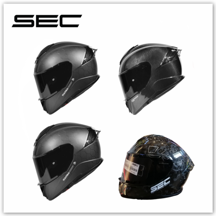 Sec Carbon Chronos/Mamba Full Face Helmet (M-XL) | Lazada PH