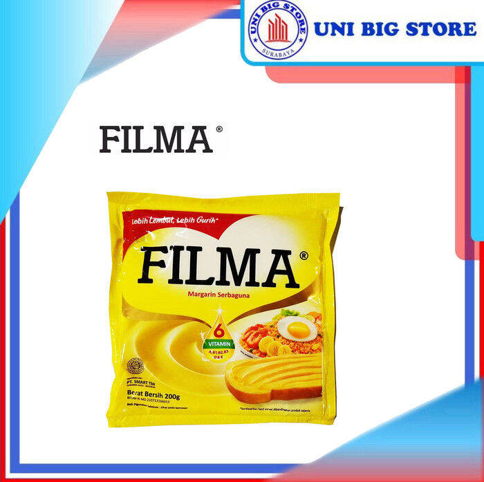 Filma Margarin Serbaguna Mentega Salted Sachet 200 gr | Lazada Indonesia
