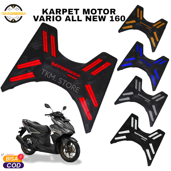 Pijakan Alas Kaki Karpet Vario 160-Karpet Motor Honda Vario 160 ABS Dan CBS Th 2022-5 PILIHAN ...