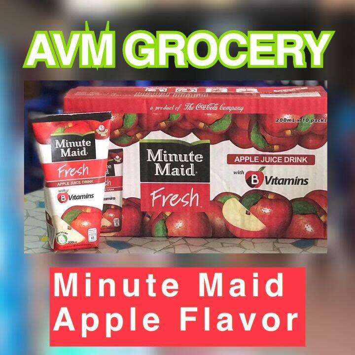 Minute Maid (Apple Flavor) [Per Box] | Lazada PH