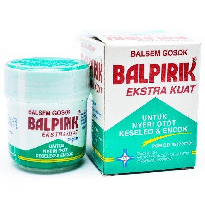 BALPIRIK EXTRA KUAT HIJAU 20 GRAM | BALSEM GOSOK | Lazada Indonesia
