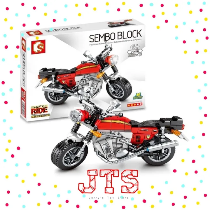 JTS SEMBO Honda CB 750 Motorcycle 701116 Technique Motor Bike Building Block Toy | Lazada