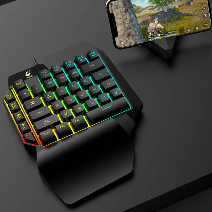 Single Hand Gaming Keyboard Mini Usb Wired Keyboard One Handedly For ...