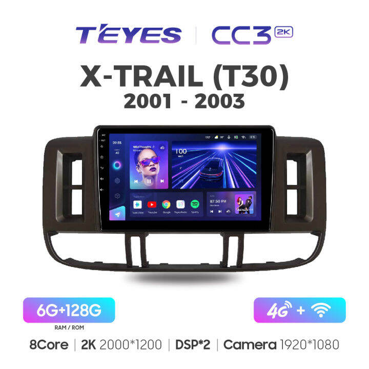 TEYES CC3 (Official) 9″ NISSAN X-TRAIL (T30) (2001 - 2003) Android Head Unit / The Best Android ...