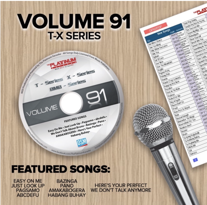 Platinum Kapitan T-40 T/X Series vol. 91 CD with additional songlist | Lazada PH