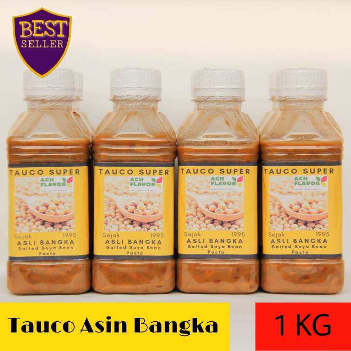 Tauco Asin Asli Bangka 1Kg Qty ( 4 Botol ) | Lazada Indonesia