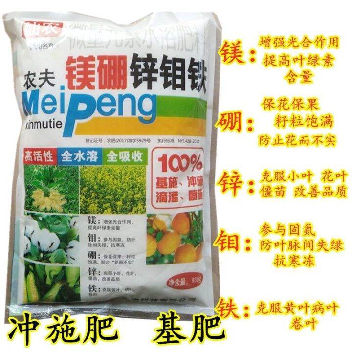 Boron, Zinc,Potassium,Calcium,iron Nutrient fertilizer 800g | Lazada