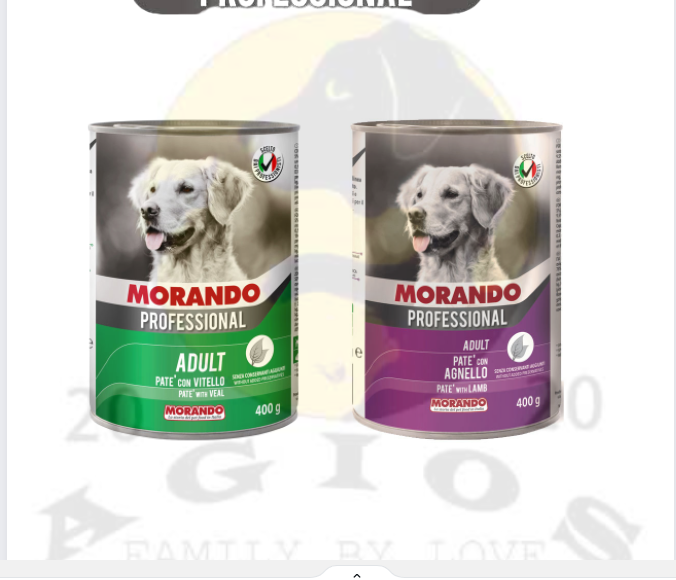 Morando Professional Organic Pate Veal Dog Food in Can 400g | Lazada PH