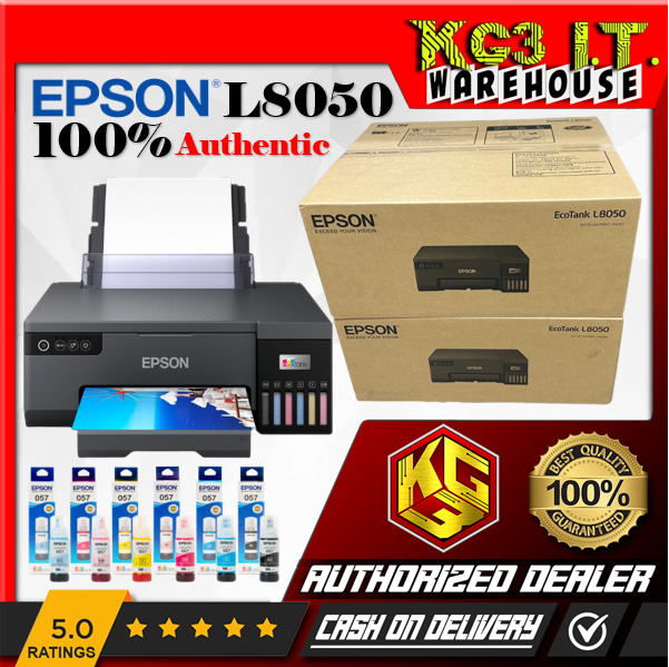 Epson EcoTank L8050 Ink Tank Printer (Print, Ink Tank System, A4, 057 ...