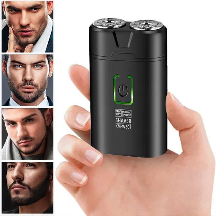 Double-Head Mini Pocket Shaver Electric Waterproof Beard Shaving ...