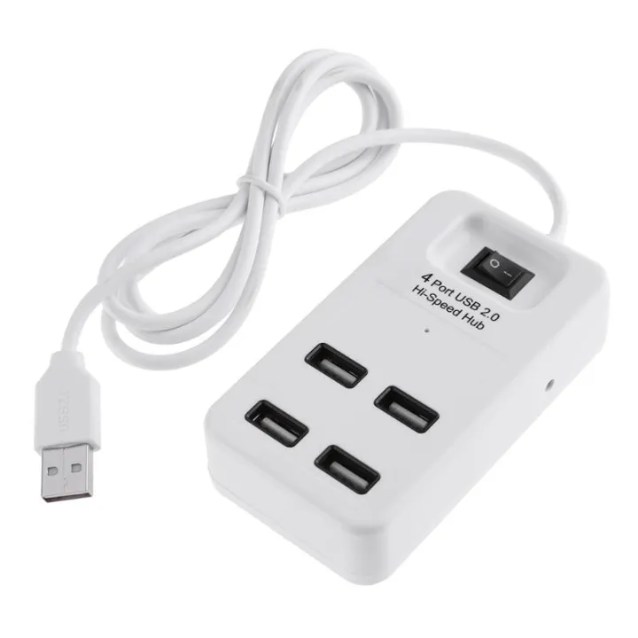 External USB Hub DC 5V USB2.0 120cm Length High Speed 4 Port Power ...
