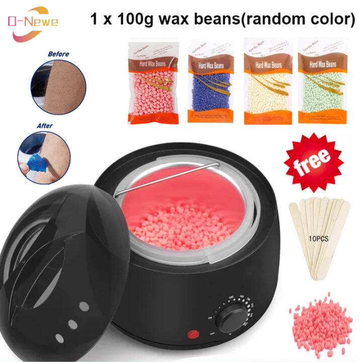 O-New Wax Warmer Machine Portable Melt Hard Wax Beands Heater Hair ...