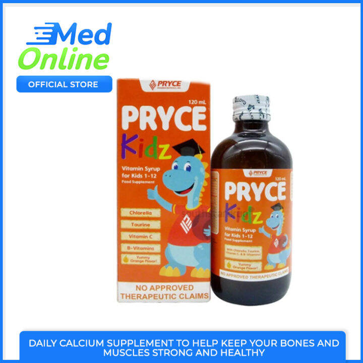 PRYCE KIDZ 120ml Vitamin Syrup for Kids 1-12 yrs Old (Generic for ...