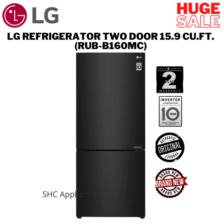 LG REFRIGERATOR Two Door 15.9 cu.ft. RUB-B160MC | Lazada PH