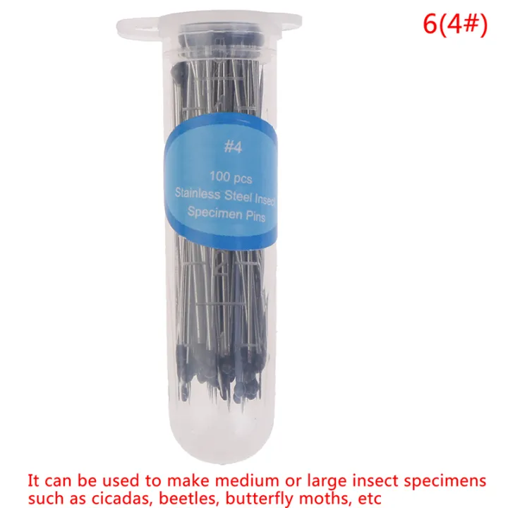 Ditur 100Pcs Insect Pins Specimen Needle Stainless Steel for School Lab ...