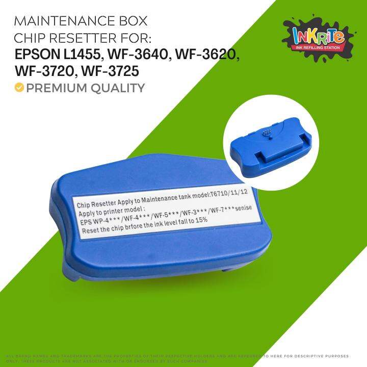 Inkrite T6710 T6711 Waste Ink Maintenance Box Chip Resetter For Epson ...