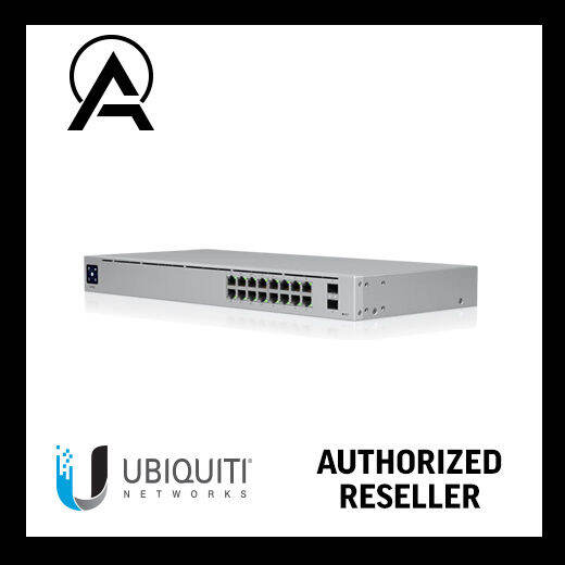 Ubiquiti UniFi 16-port Managed Gigabit Switch | USW-16-POE | 8x PoE+ ...
