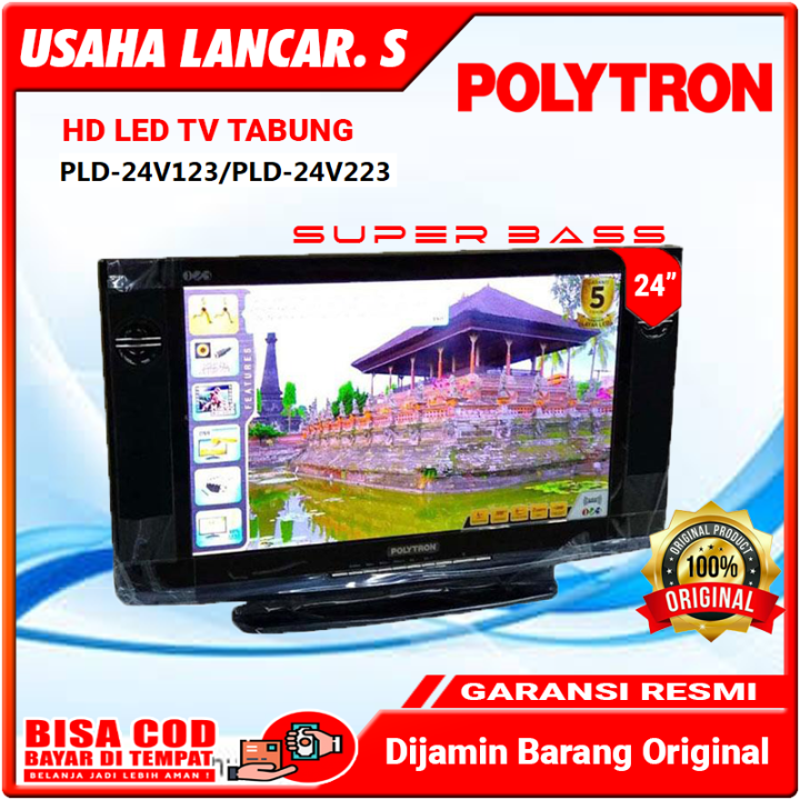 POLYTRON DIGITAL HD LED TV TABUNG PLD-24V123/PLD-24V223 24" / TV TABUNG ...