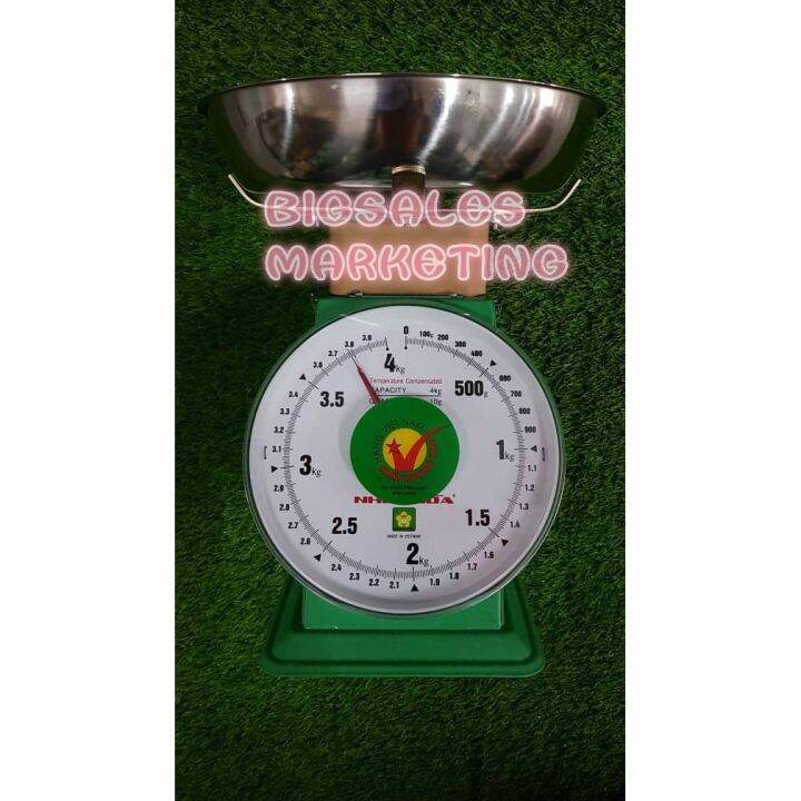 4KG NHONHOA Vietnam Mechanical Weighing Scale/Timbang Berat (Ready ...