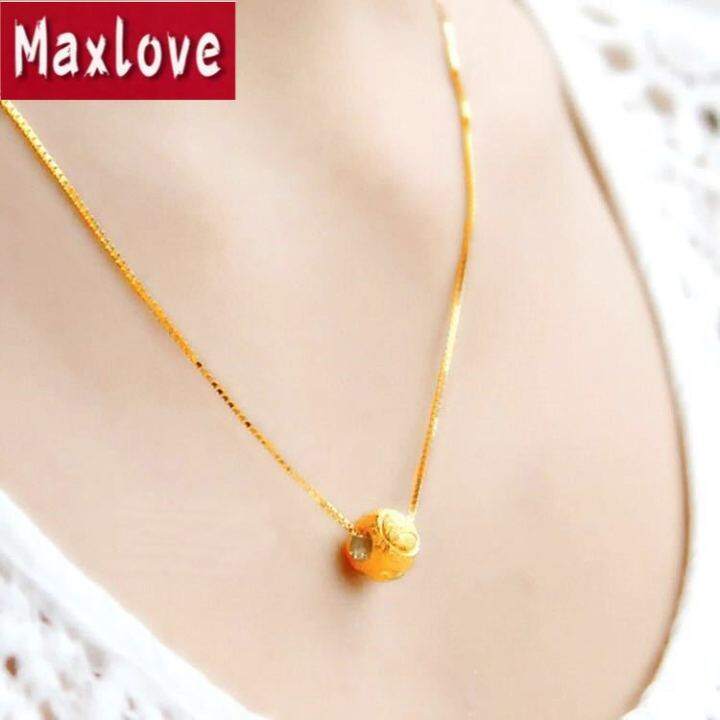 Chan Wah Malaysia Jewelry 916 Gold Original Original Necklace Women ...