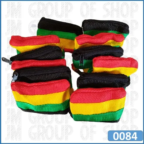 JM A-0184 | Authentic Rasta Coin Purse | Rasta Wallet [ 12 CM x 8 CM ...