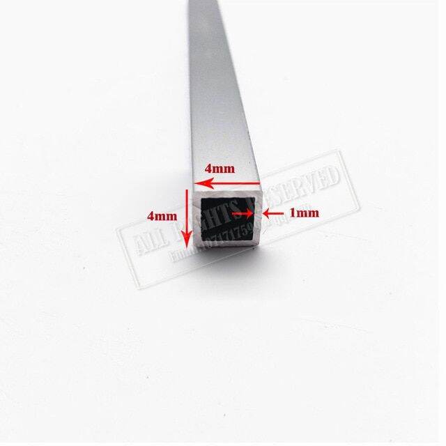 Steel Square Tube 4mm Stainless Square Pipe Rectangular Metal Tubing ...
