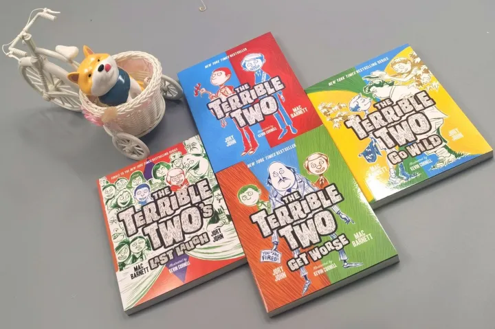 The Terrible Two 4 books set,English book for children | Lazada.co.th