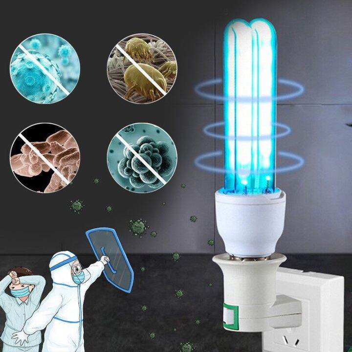 UV Desinfection Lamp LED Sterilizer Lamp LED UVC Germicidal Lamp Light ...