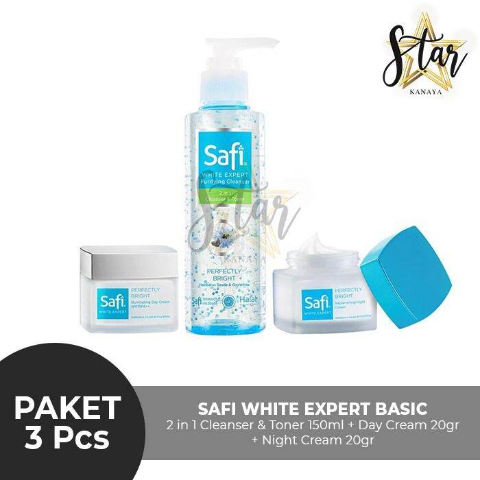 PAKET SAFI WHITE EXPERT BASIC / Paket SAFI White Expert (Day Cream 20gr ...
