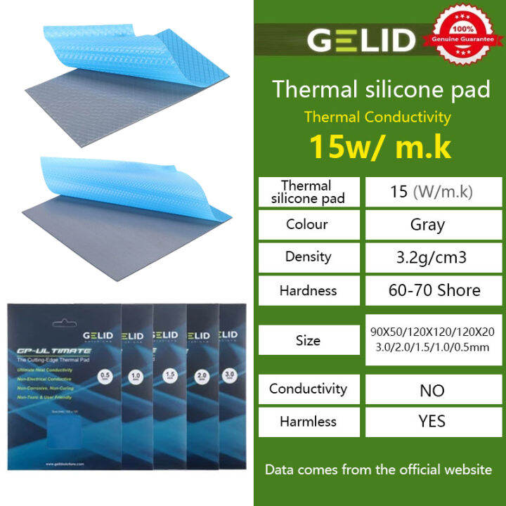 GELID Solutions GP-Ultimate 15W/MK Thermal Pad CPU/GPU Graphics ...