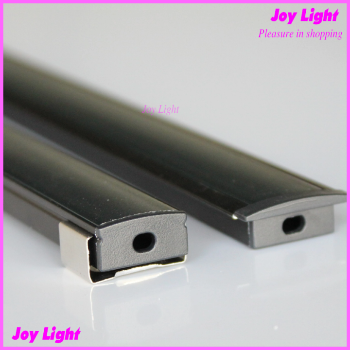 1m Thanh nhôm đèn LED, Thanh nhôm định hình LED màu đen, được sử dụng ...
