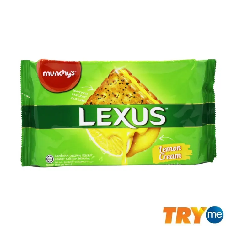 Lexus Biscuit Lemon Cream Sandwich - 190G | Lazada