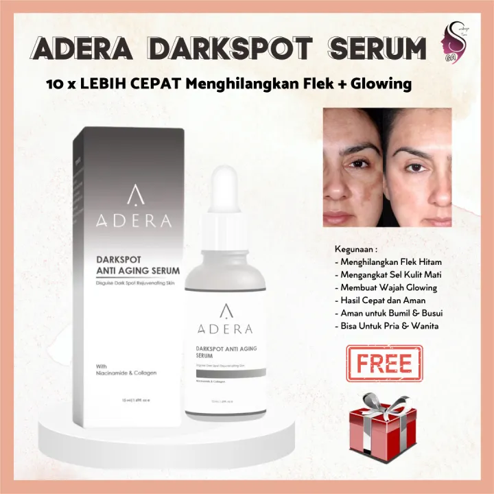 Serum Viral Adera Serum Wajah Glowing Flek Hitam Membandel Adera