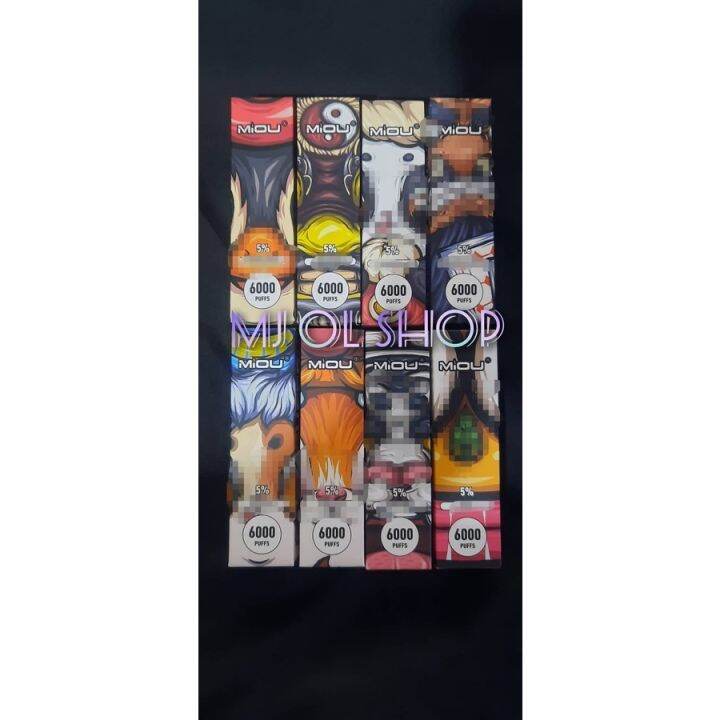 MiOU 6000 puffs disposable pods rechargeable | Lazada PH