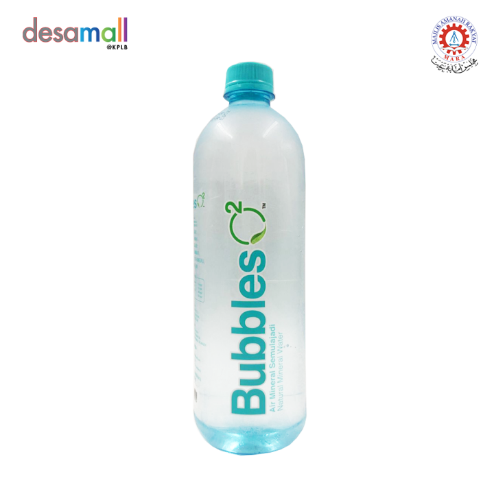 Bubbles O2 Air Mineral Semula Jadi (800ml) | Lazada