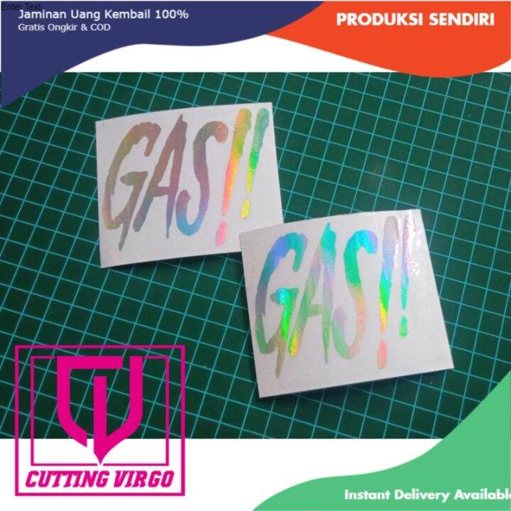 Sticker GAS!! Viral Hologram | Lazada Indonesia