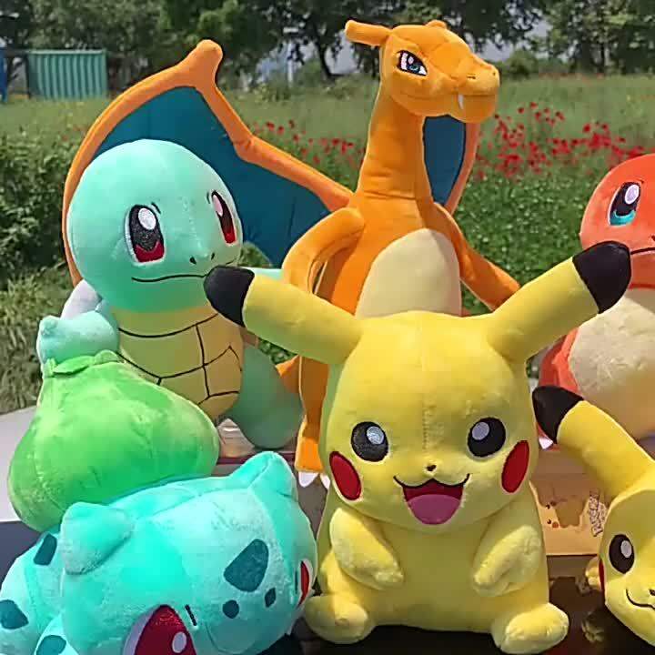 Genuine Pokemon Doll Pikachu Plush Toy Squirtle Psyduck Pokémon Doll ...