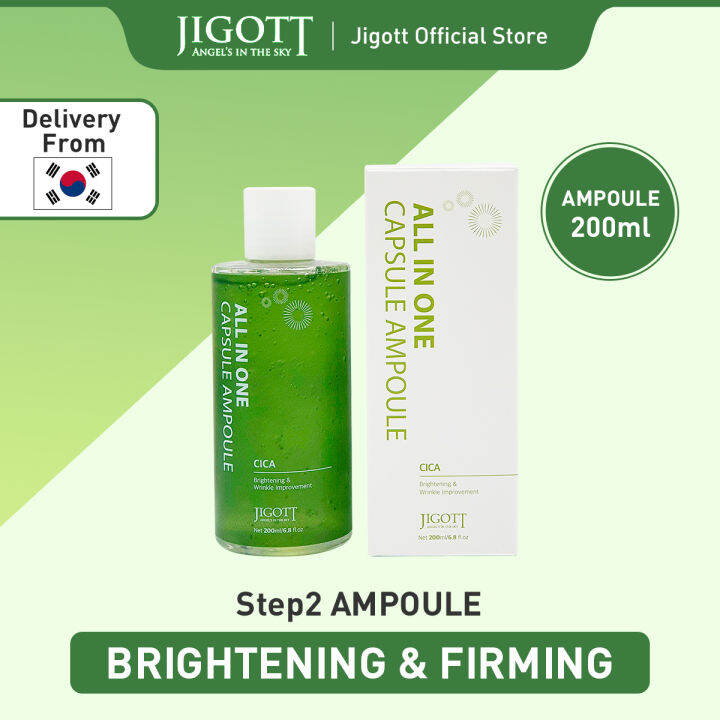 JIGOTT All-In-One Moisturizing and Hydrating Cica Capsule Ampoule 200ml ...