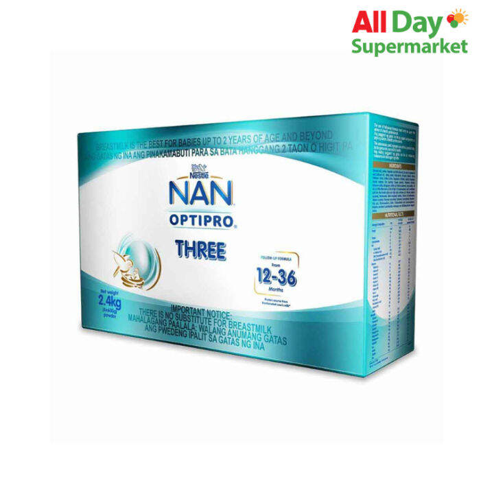 Nan Optipro Three 2.4KG | Lazada PH