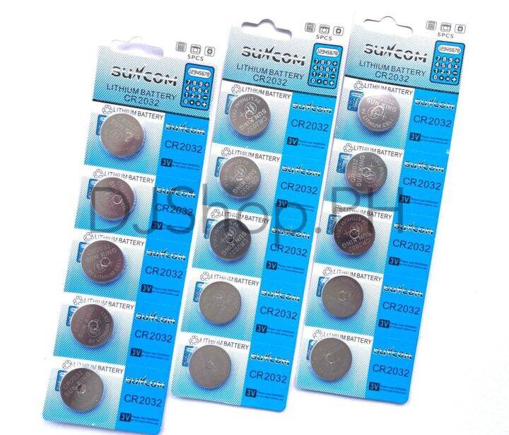 CR2032 3V Suncom Lithium Battery Button Cell | Lazada PH