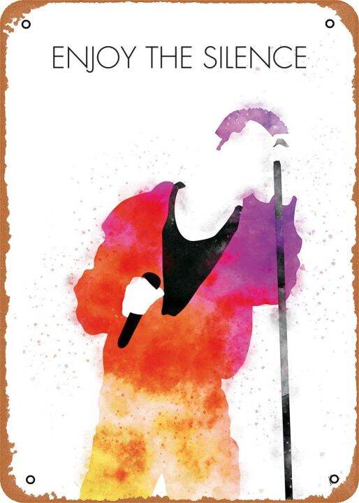 Watercolor Music Posters No242 Depeche Mode Plaque Poster Metal Tin ...