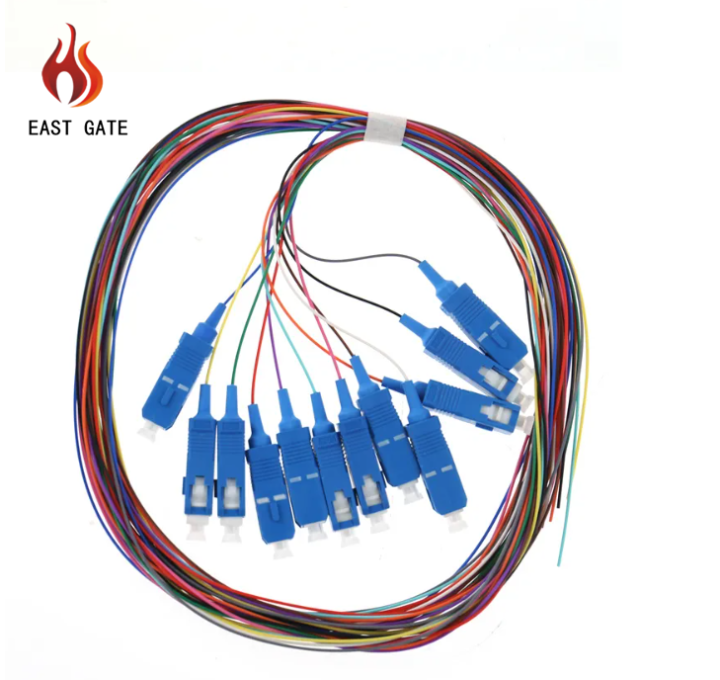 EAST GATE 12 Core Ribbon Patch Cord Sc Lc Fc St Apc Upc 9mm Connector ...