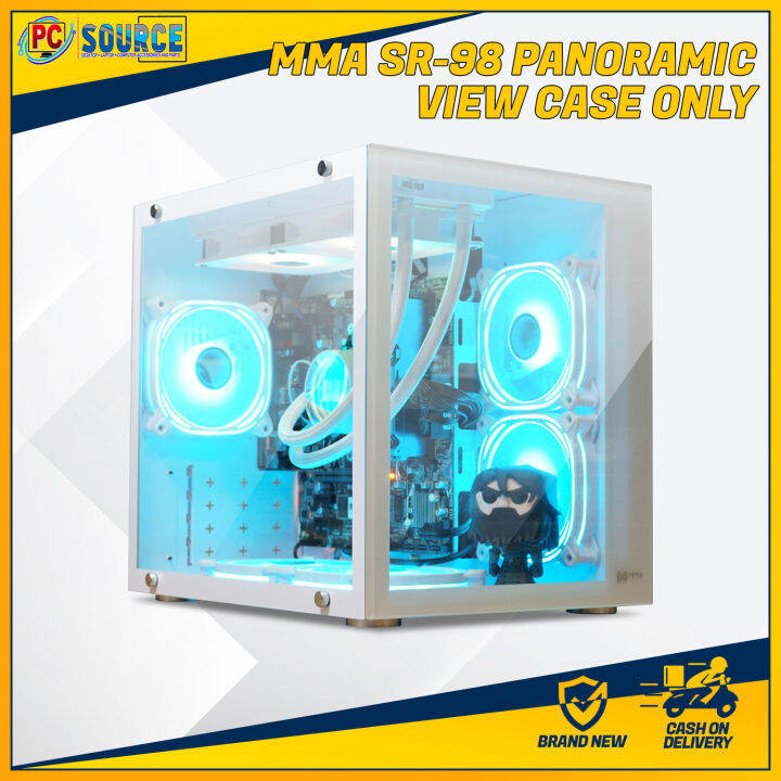 MMA SR-98 Panoramic View Gaming Case | Micro ATX and Mini ITX Support ...