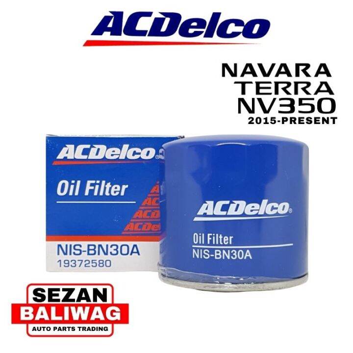 ACDELCO OIL FILTER NAVARA TERRA NV350 2015-2022 19372580 | Lazada PH