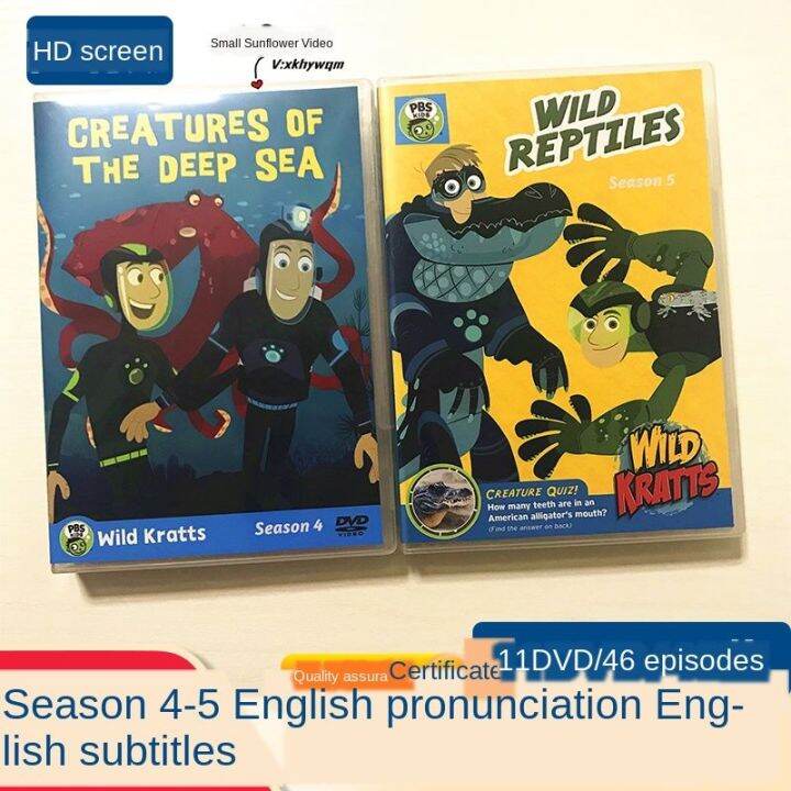 Wild kratts animal brothers season 4 season 5 English animation CD with ...