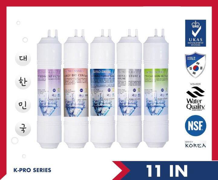 5 Stage Filtration KOREA K Pro Premium Filter Cartridge Set U or I ...