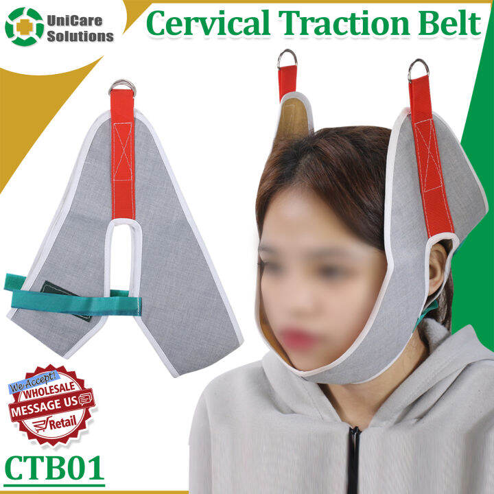 UniCare Solutions CTB01 Cervical Traction Belt Neck Traction Device ...