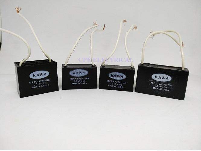 KAWA CBB61 1.0uF 1.5uF 2.0uF 3.0uF 3.5uF 4.0uF 5.0uF Fan Capacitor | Lazada